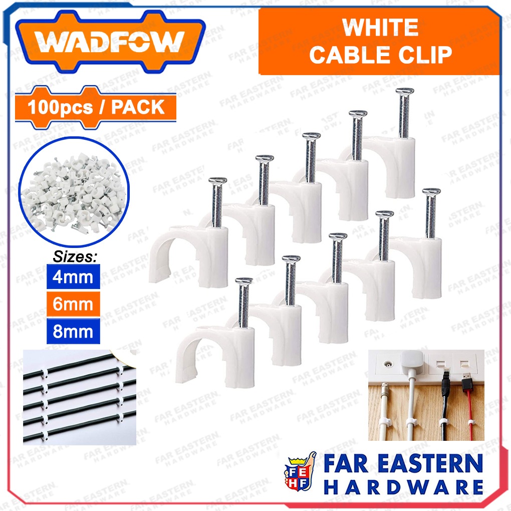 WADFOW Electrical Cable Pipe Clamp Conduit Round Clip for Flexible Hose ...