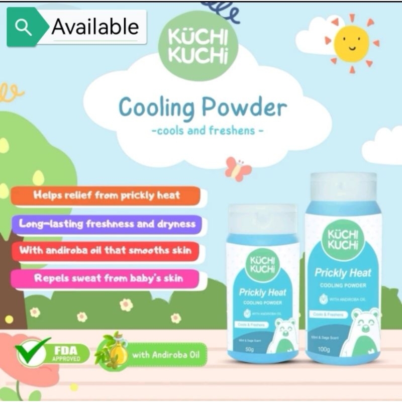 Kuchi Kuchi Prickly Heat Cooling Powder 50g | Shopee Malaysia