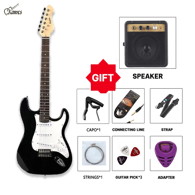 KAWES Electric Guitar 39 inch ST Electric Guitar Telecaster Electric ...