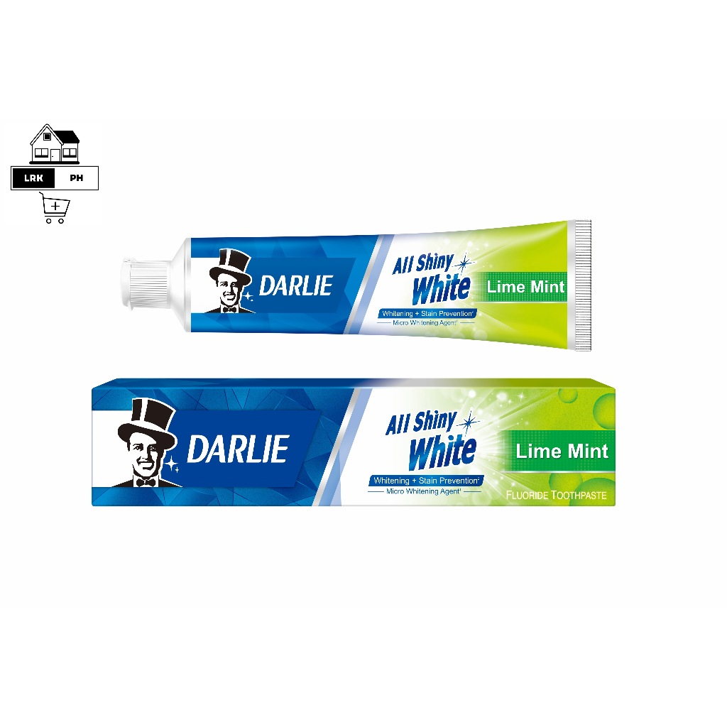 Darlie All Shiny White Whitening + Stain Remover Lime Mint Fluoride ...