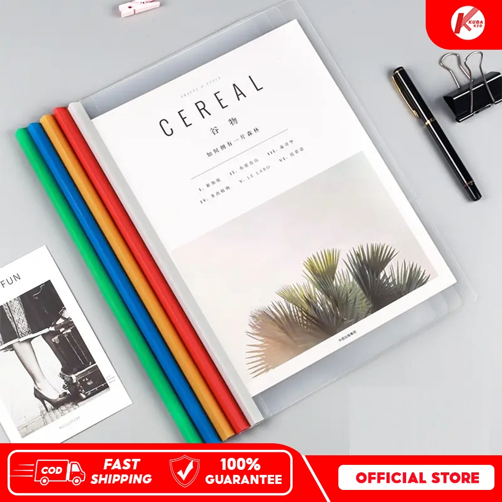 Kuba Colorful Plastic Sliding Folder Best for Cover Documents Office ...