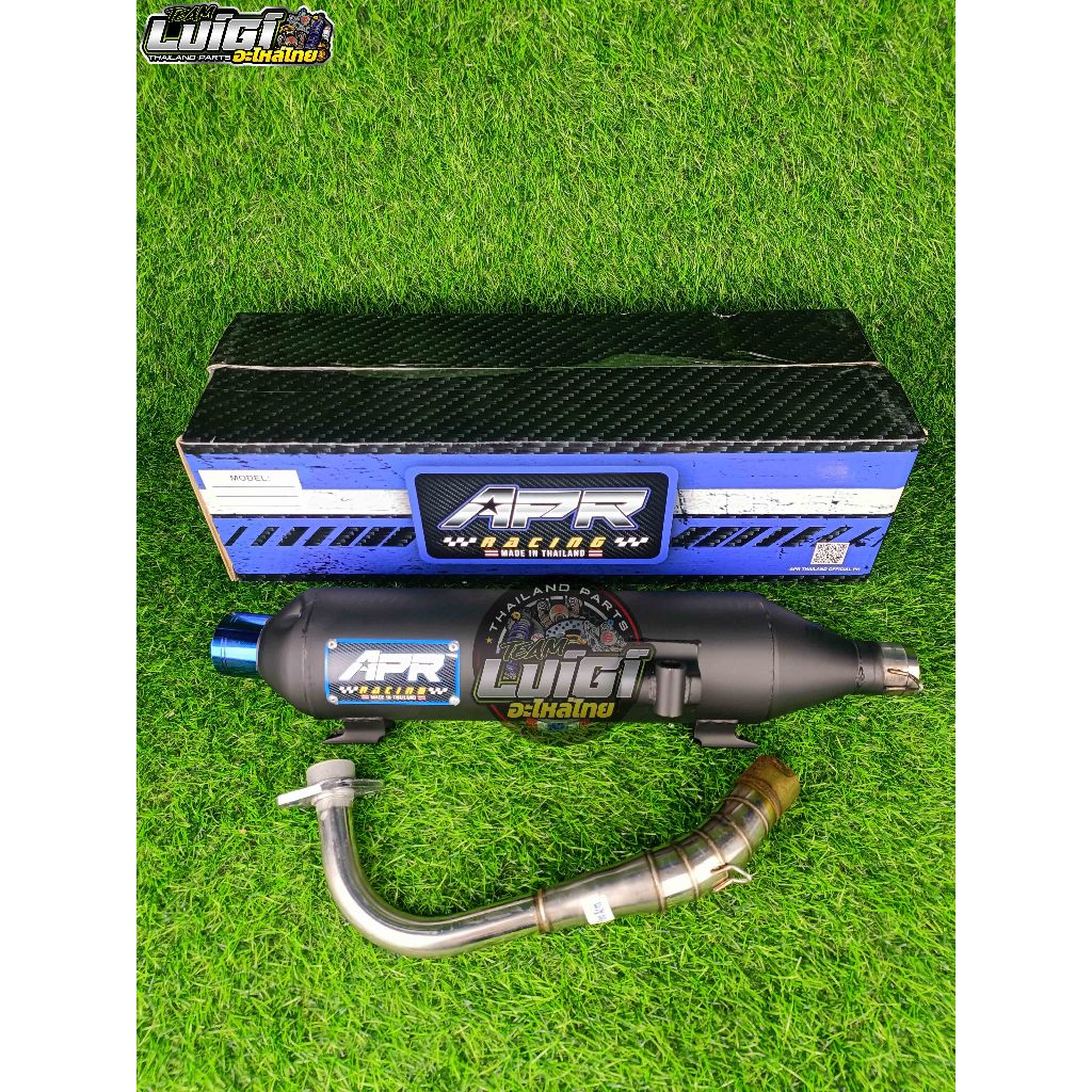 YAMAHA MIO SOULTY APR PHETBURI POWER PIPE TITANIUM TIP / APR POWER PIPE ...