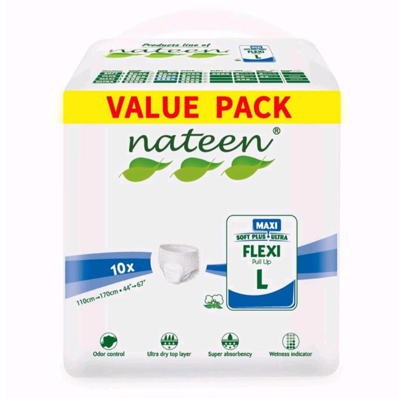 Adult Diaper Nateen Flexi Maxi Adult Diapers Pants, Night Time Pull Ups ...