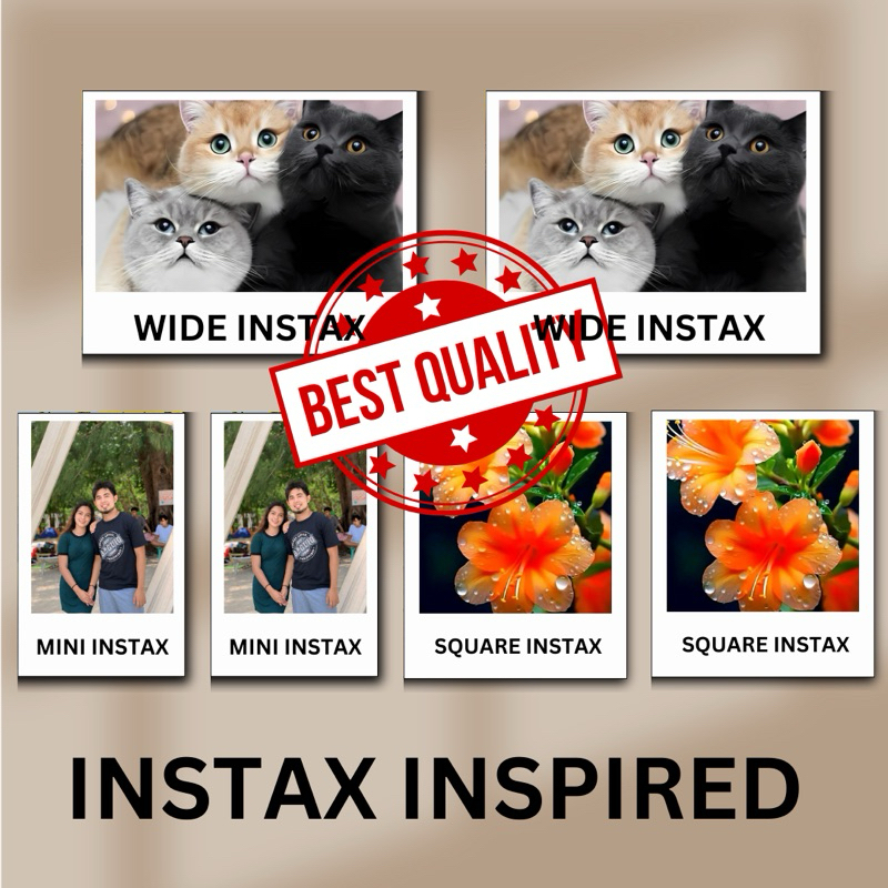 INSTAX INSPIRED PHOTO PRINT | Shopee Malaysia