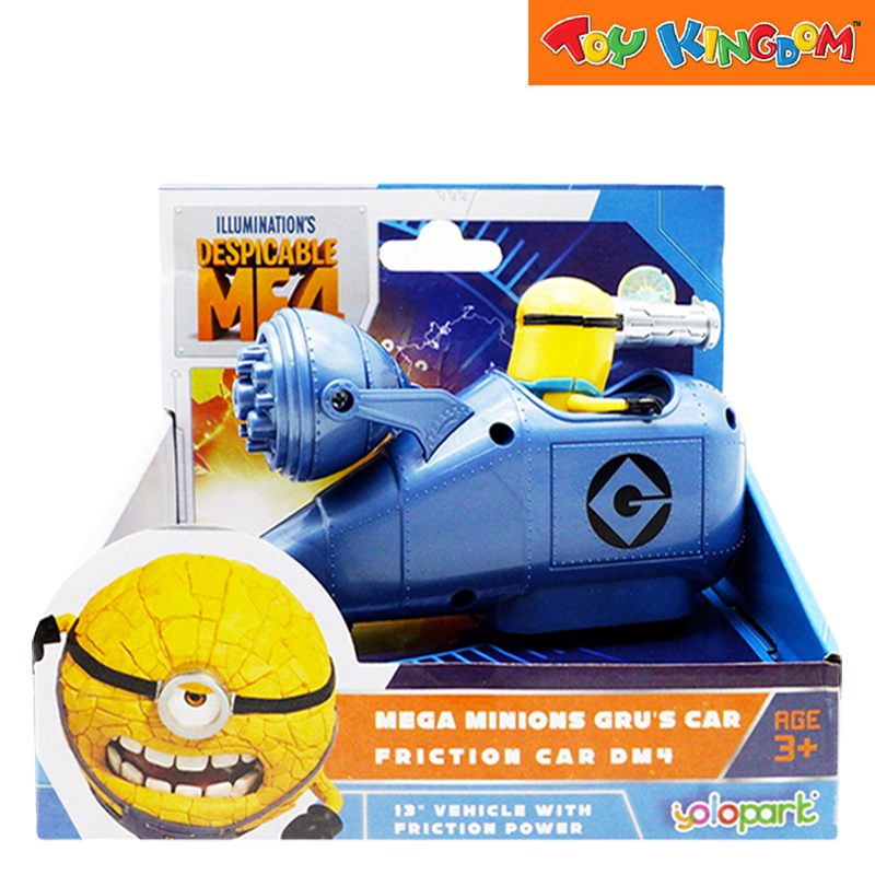 Despicable Me 4 AMK Series Mega Minions Gru`s Car Friction Car | Shopee ...