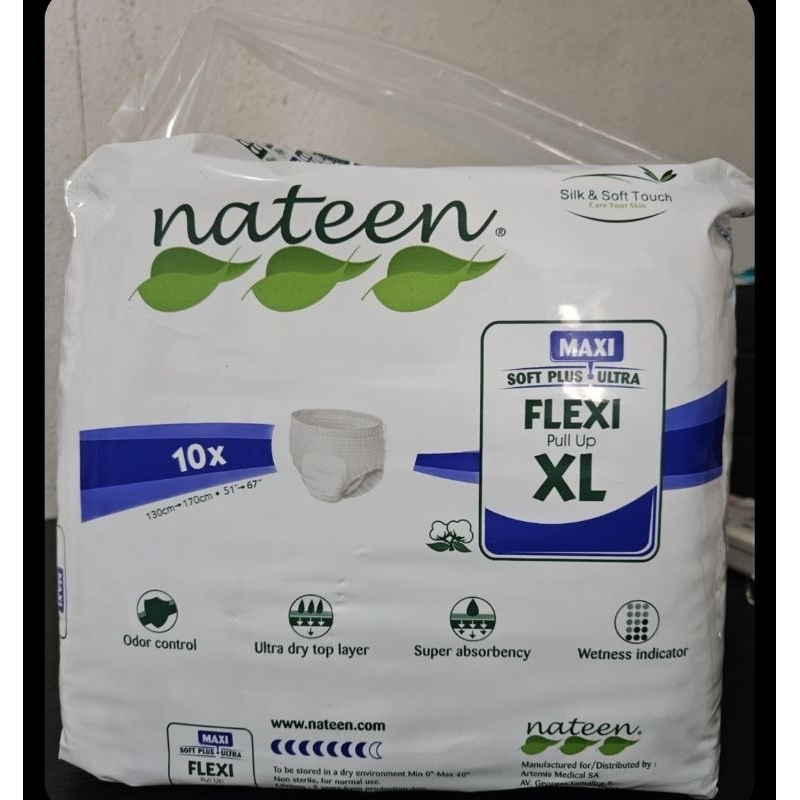 Adult Diaper Nateen Flexi Maxi Adult pants,night Time pull ups XL (130 ...