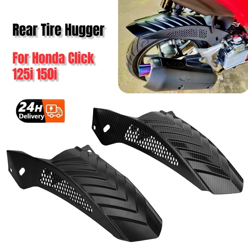 New Style Rear Tire Hugger Mud Guard For Honda Click 125i 150i v3/v2 ...