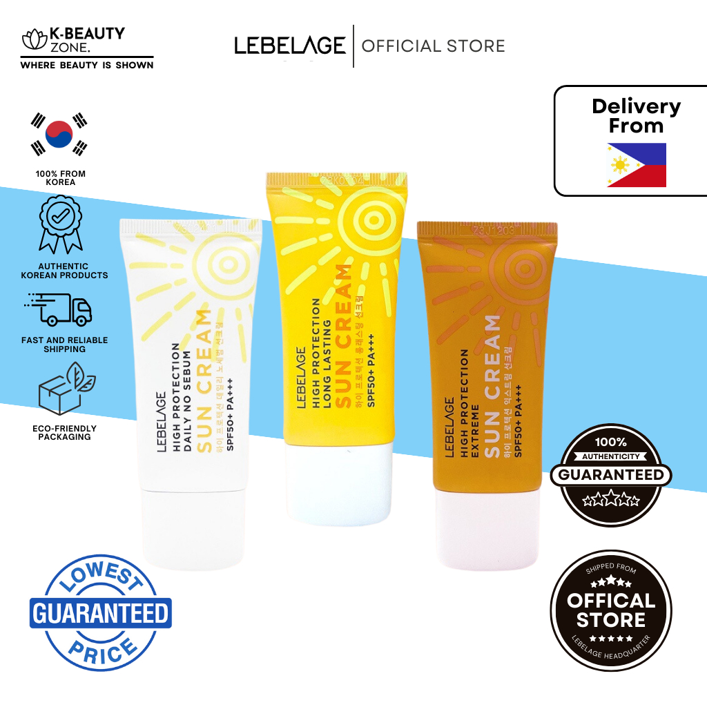 LEBELAGE High Protection Sun Cream SPF50+ PA+++ 30ml (3 Options) | Shopee Malaysia