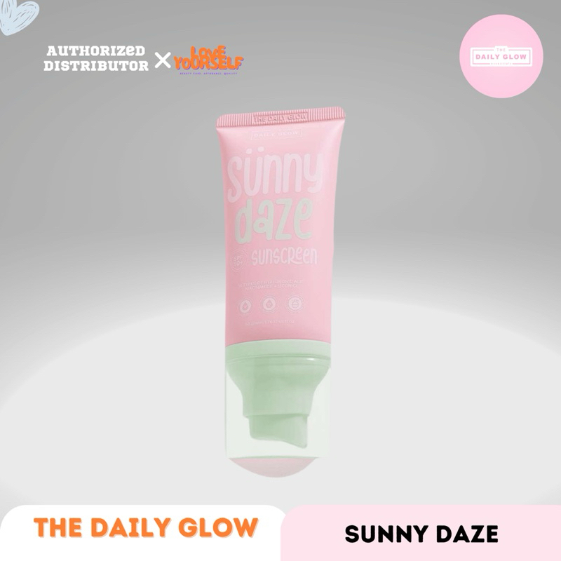 The Daily Glow Sunny Daze Sunscreen SPF 50 with Hyaluronic Acid ...