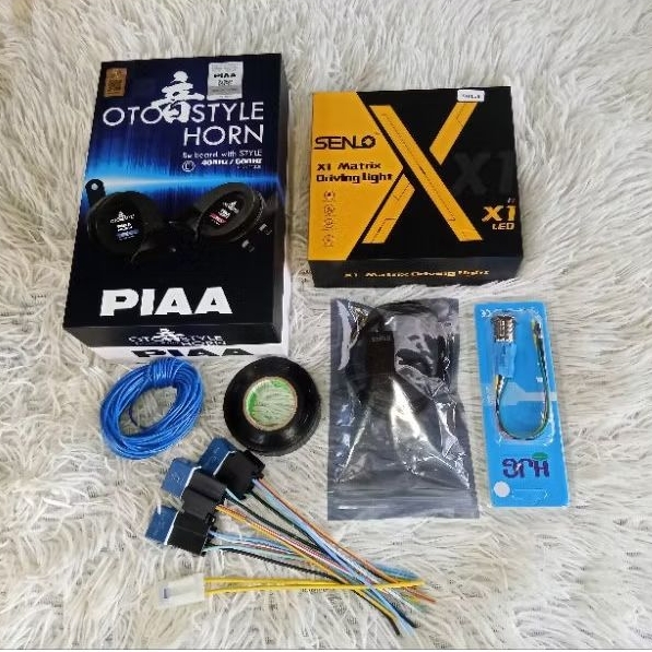1 SET SENLO X1 PLUS 60 WATTS MINI DRIVING LIGHT WITH PIAA HORN | Shopee ...