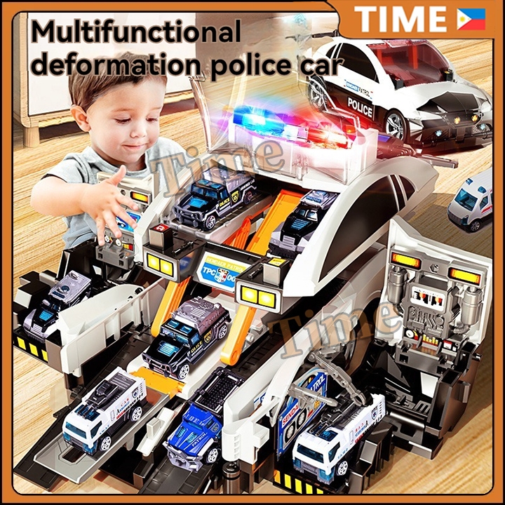 Children's Engineering vehicle. Police Car Alloy Car Toy Car Toy Set ...