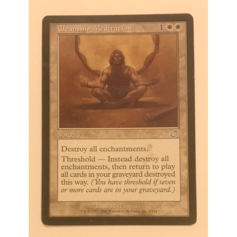 Cleansing Meditation (Torment) MTG Magic the Gathering Card | Shopee ...