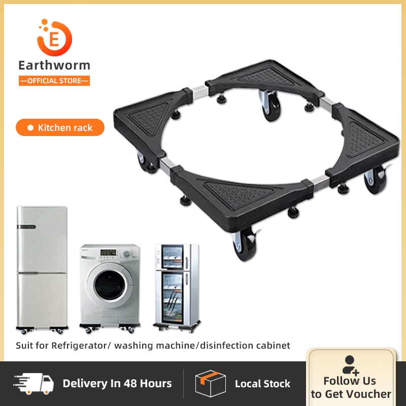 Earthworm Refrigeratotr stand with wheel refrigerator shelf rack suit ...