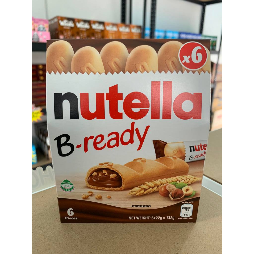 Nutella B-Ready 132g (22g x 6) | Shopee Malaysia