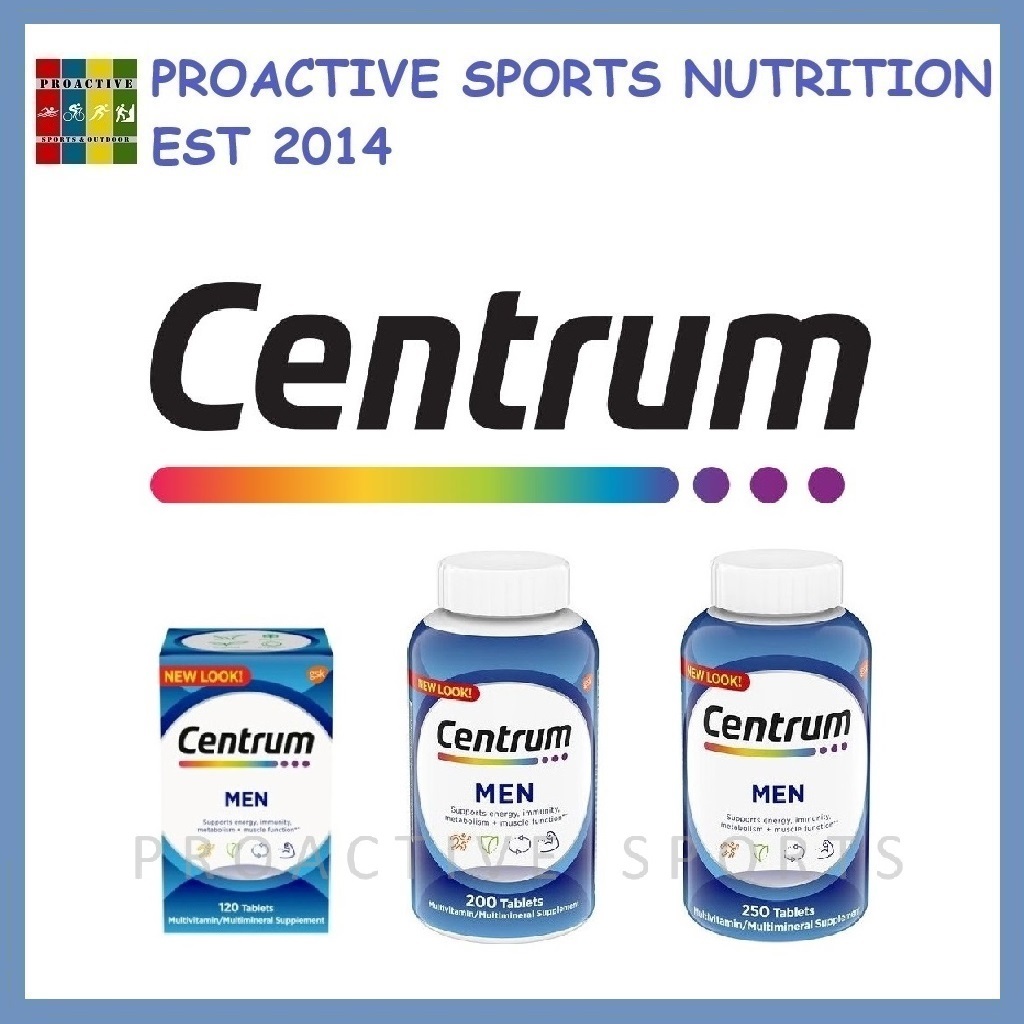 Centrum Men, 120/120+20/200/250 Tablets | Shopee Malaysia