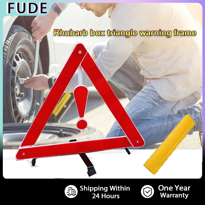 Car Warning Rack Emergency Breakdown Warning Sign Triangle Reflective ...