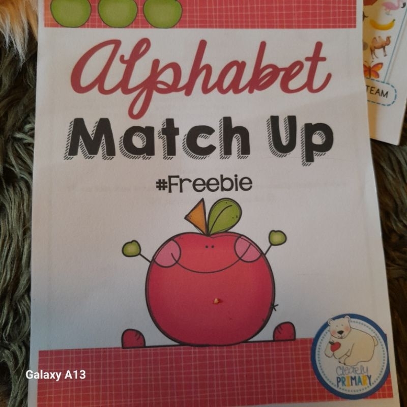Alphabet Match Up Worksheet | Shopee Malaysia