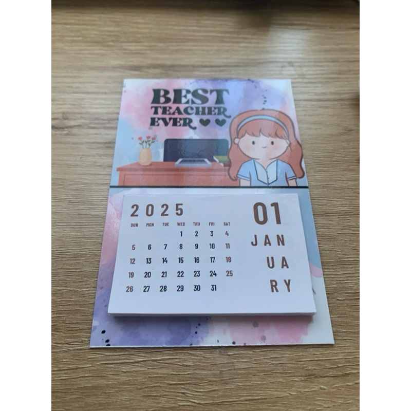 Teacher's day mini calendar ref magnet teachers day souvenir | Shopee ...