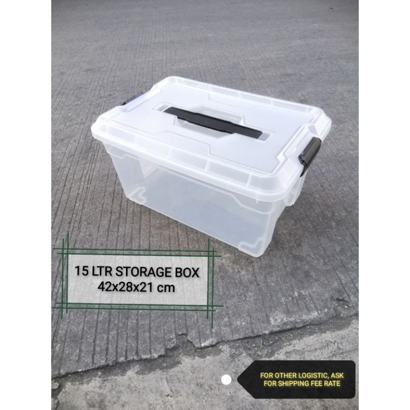 storage box w/ handle transparent sunnyware (for other logistic, sf not ...