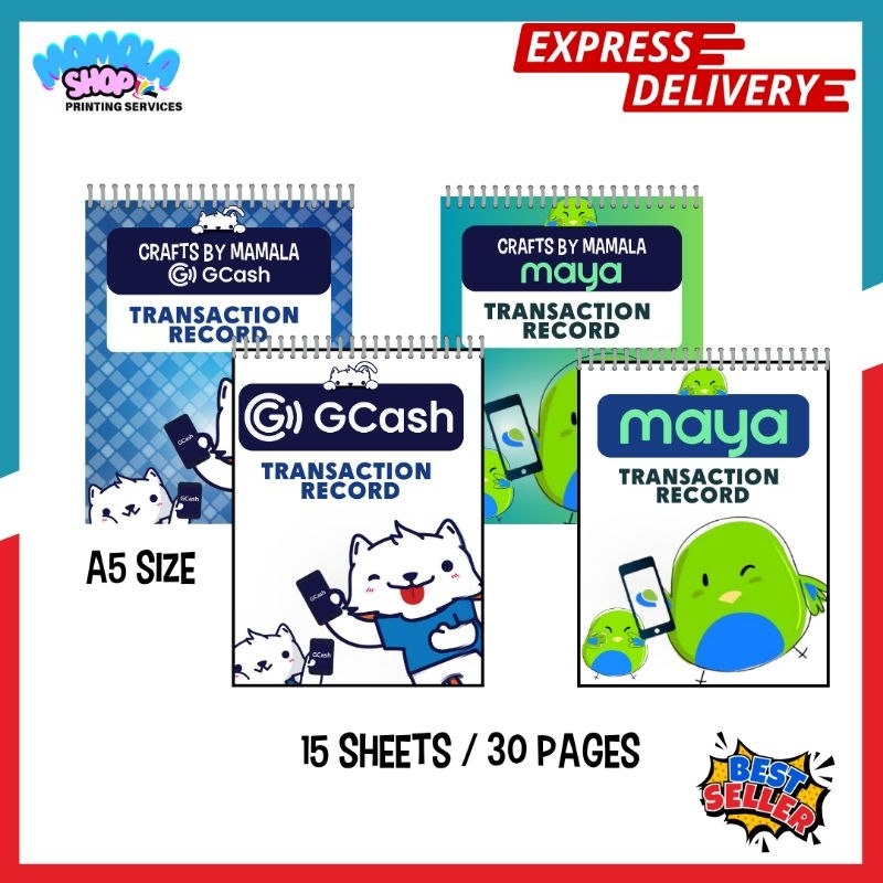 GCASH/MAYA TRANSACTION BOOKLET | Shopee Malaysia