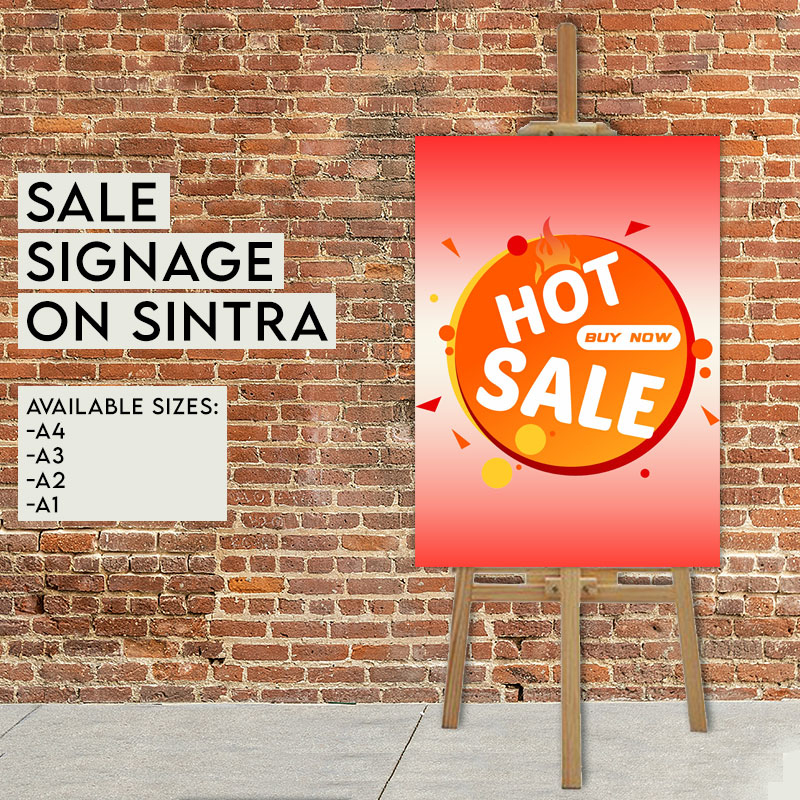 SINTRA Board Signage (Sticker on Sintra) | Shopee Malaysia
