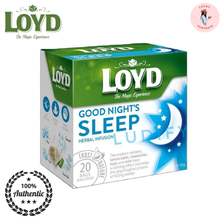 Loyd Herbal Tea Good Night Sleep Tea ( 1.2g x 20 Teabags ) | Shopee ...
