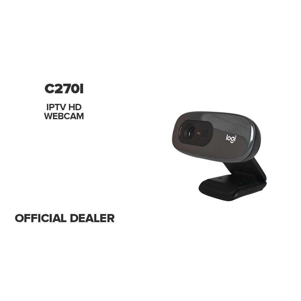 Logitech C270I / C270 IPTV HD Webcam C270 (Black) | Shopee Malaysia