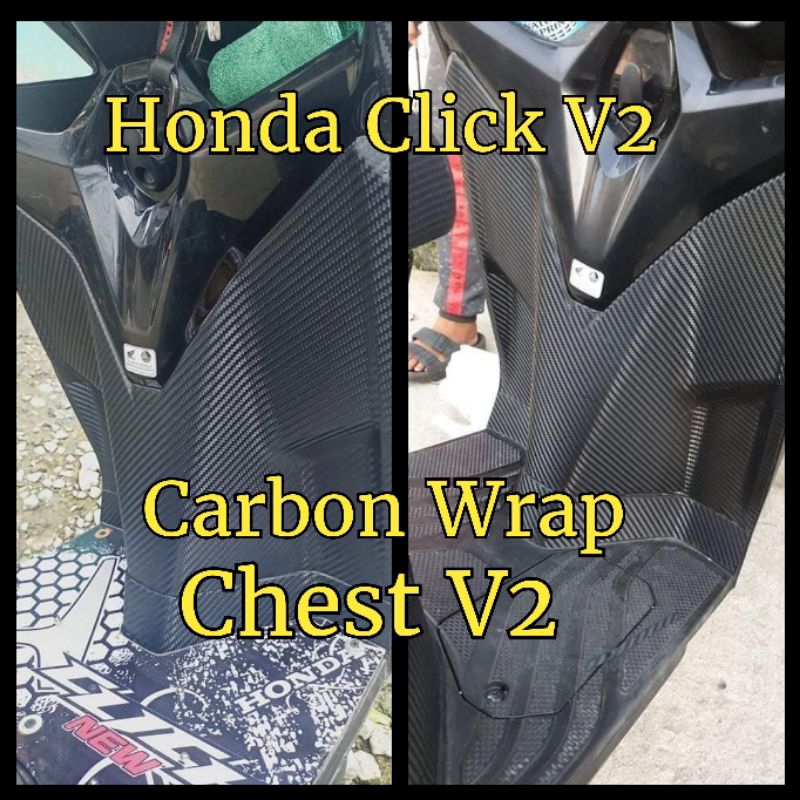 Honda Click V2 Chest Carbon Wrap | Shopee Malaysia