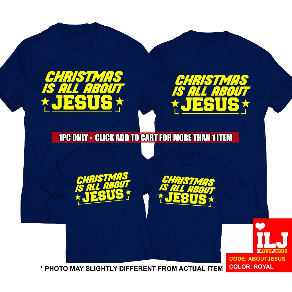 ILJ Family Shirt About Jesus Christian Gospel Bible Verse Couple Shirt ...