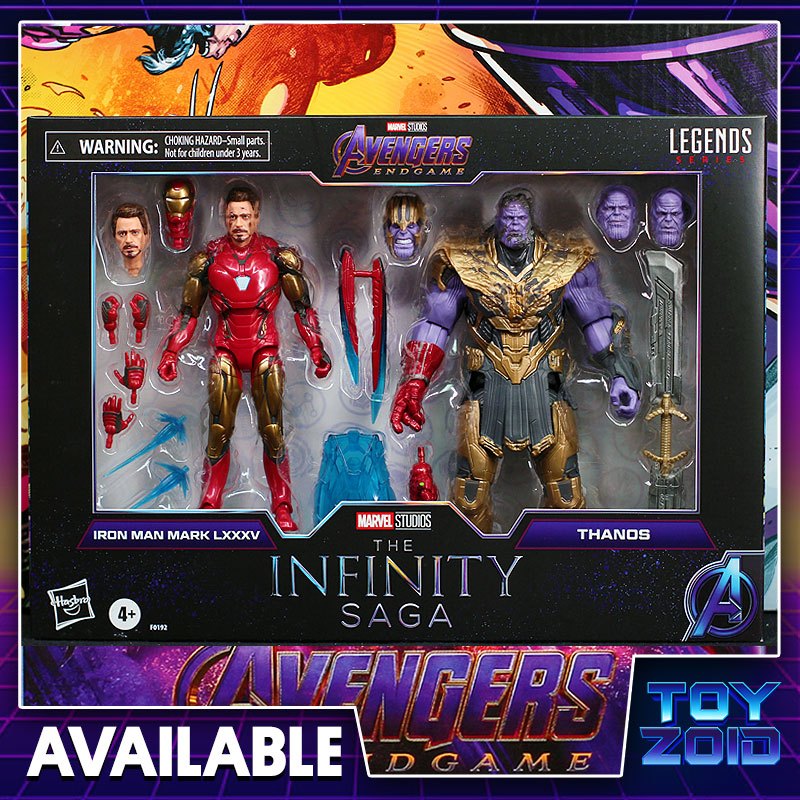 Marvel Legends Avengers Endgame Iron Man Mark 85 LXXXV Thanos Infinity ...