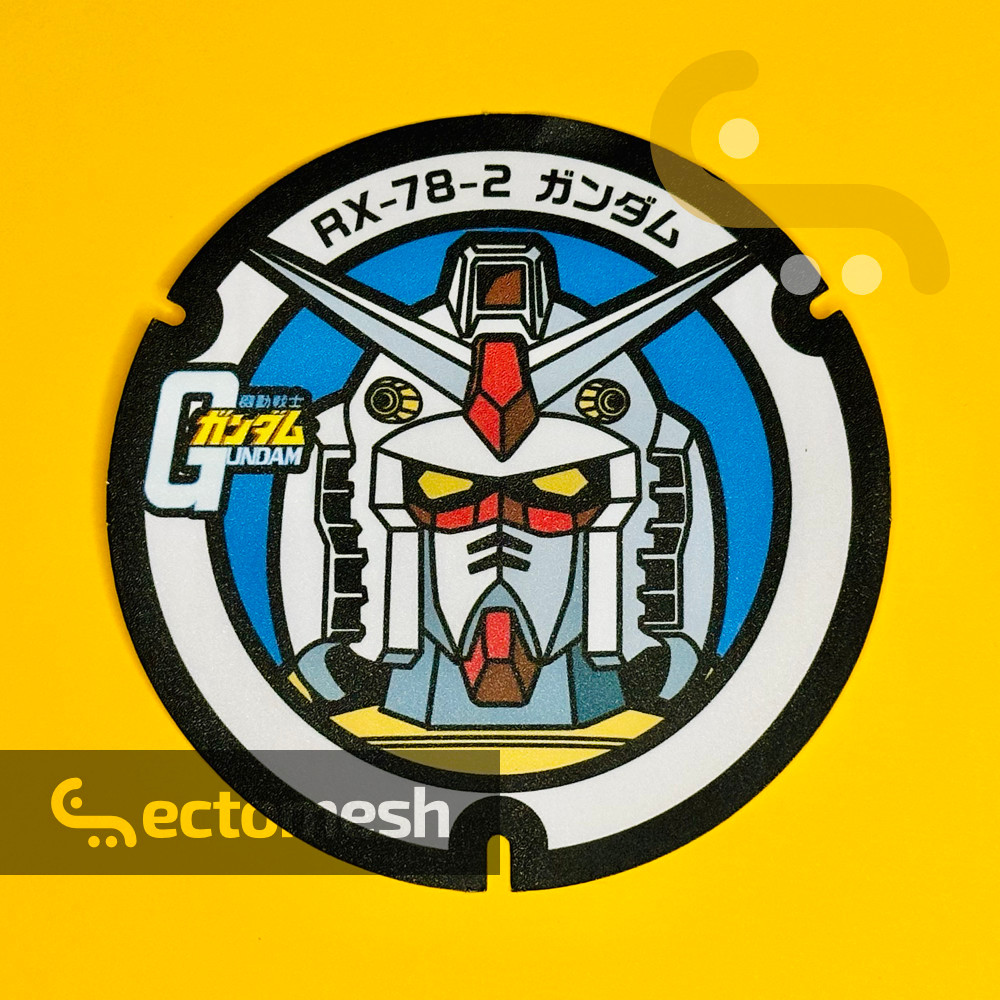 Gundam RX-78-2 Badge - Car Motorcycle Vinyl Sticker by Ectomesh ...