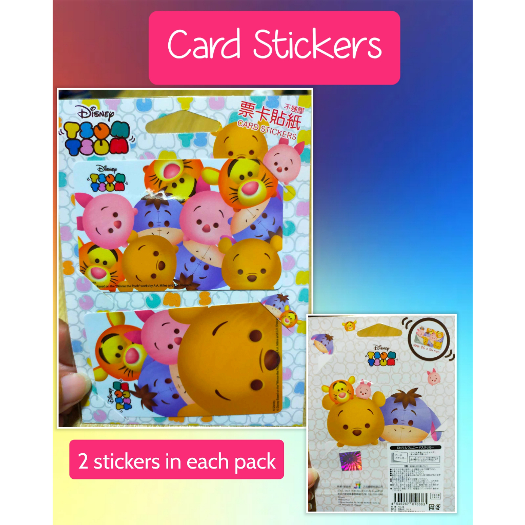 Stickers (sealed) for beep card or atm card | Shopee Malaysia