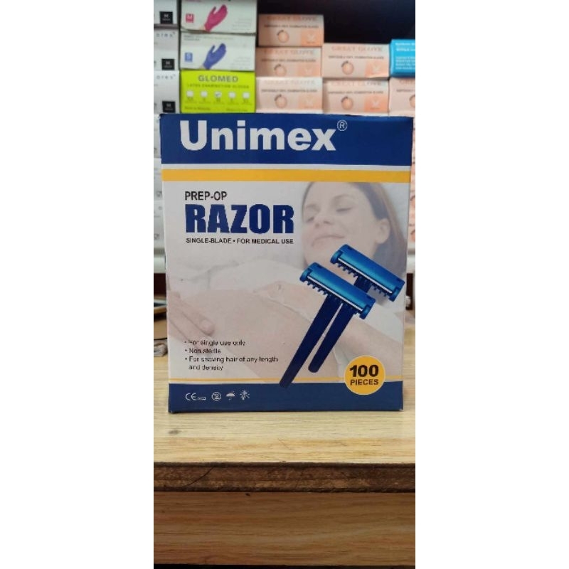 Disposable medical razor single blade 100pcs per box | Shopee Malaysia