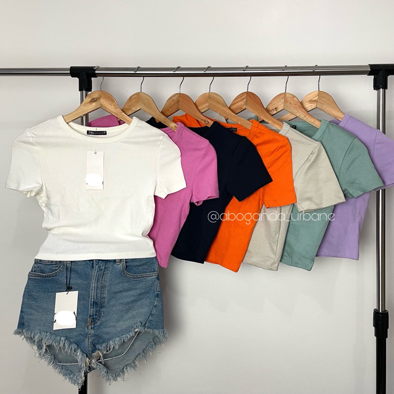ZR Basic Crop Top (Authen/tic Over/runs) | Shopee Malaysia