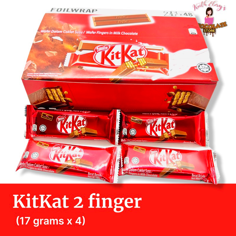 Kitkat 2 Finger (17g x 4pcs) | Shopee Malaysia