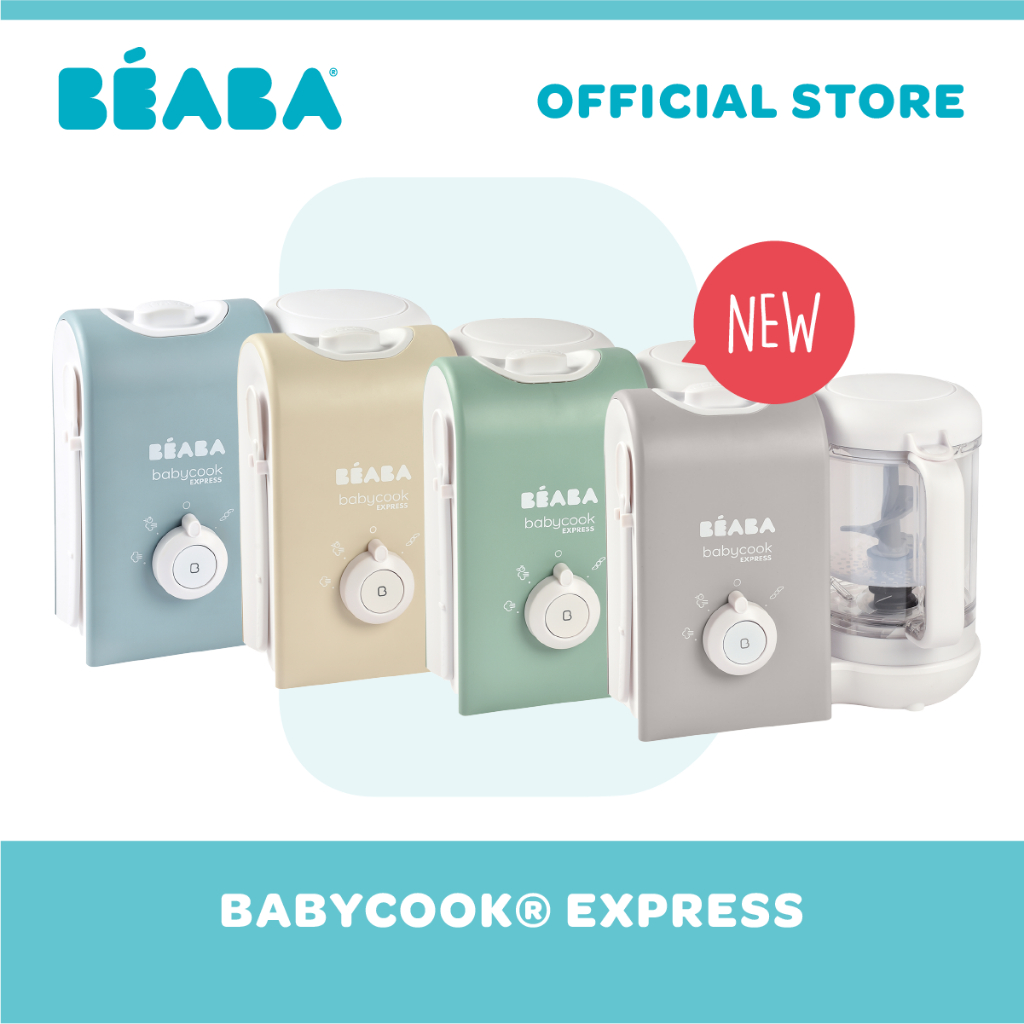 Beaba Babycook Express - Sage Green Multipurpose: Blender, Steam, Re ...
