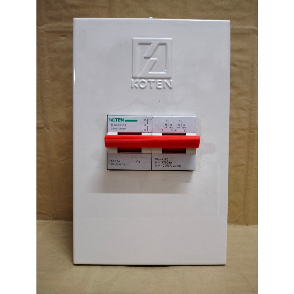 KOTEN MANUAL TRANSFER SWITCH MTS RAIL TYPE 63 or 100A 2POLE | Shopee Malaysia