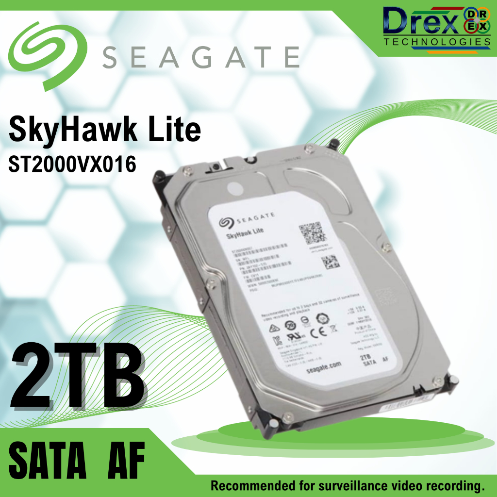 Seagate 2TB Skyhawk ST2000VX016 Surveillance Hard Drive | Shopee Malaysia