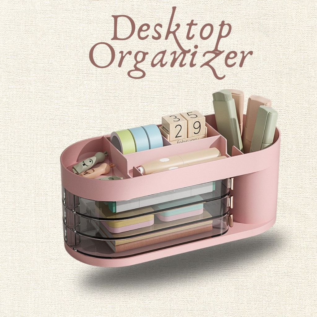 SYS21 Desktop Organizer Office Study Table Compartment Multipurpose ...