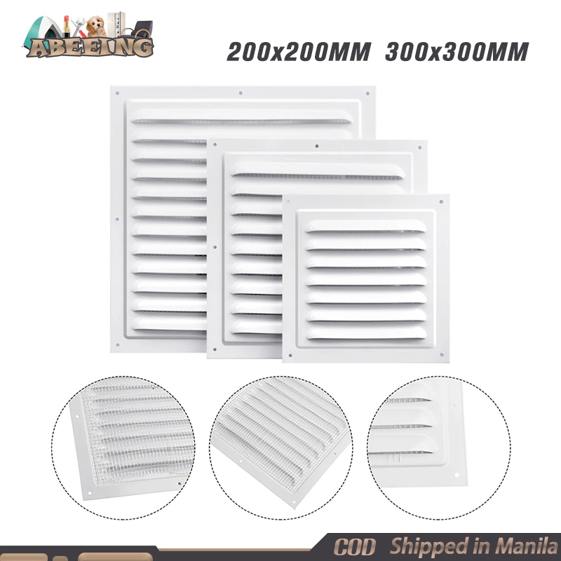 Vent Systems Grille Cover Louver Gable Vent Square Soffit Air Vent ...