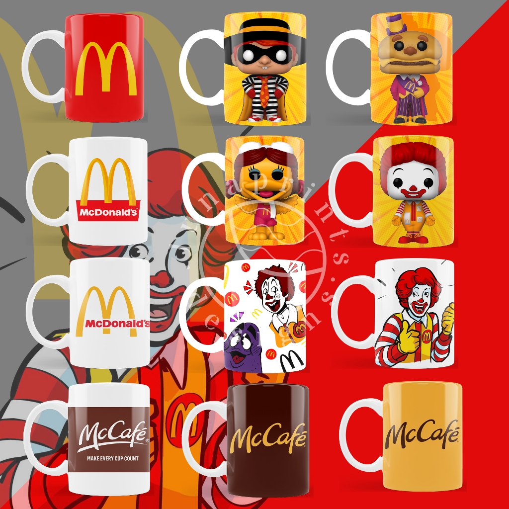 Mcdo Coffee Mug (Ronald McDonald, Birdie, Hamburglar, Grimace ...