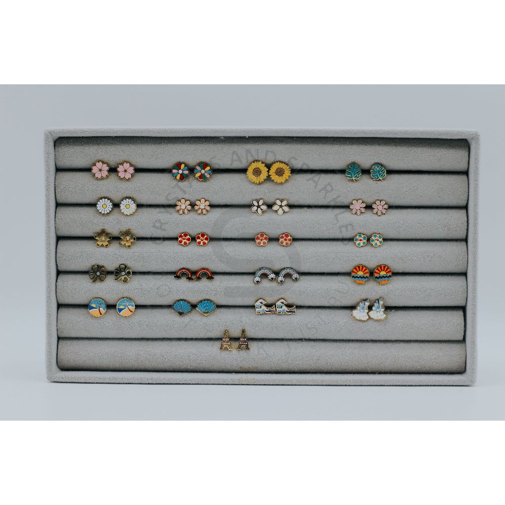 Crystals and Sparkles Earrings (de roscas lock) | Shopee Malaysia