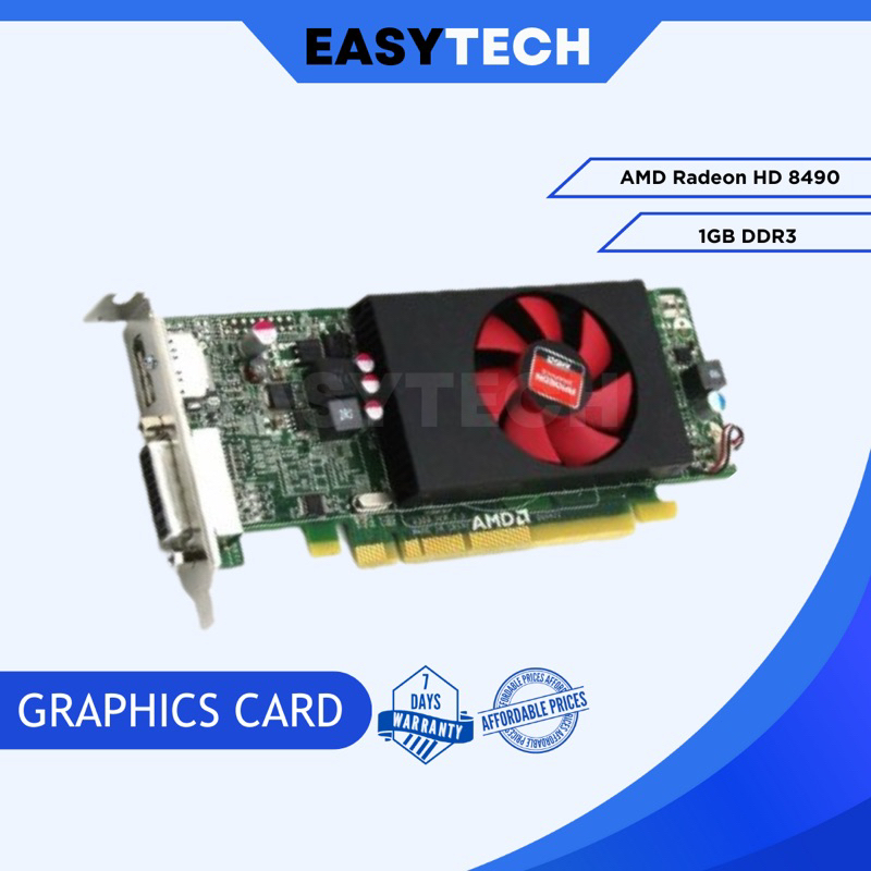 EASYTECH | AMD Radeon HD 8490 1GB 64-Bit DDR3 Directx 11 Graphics Card ...