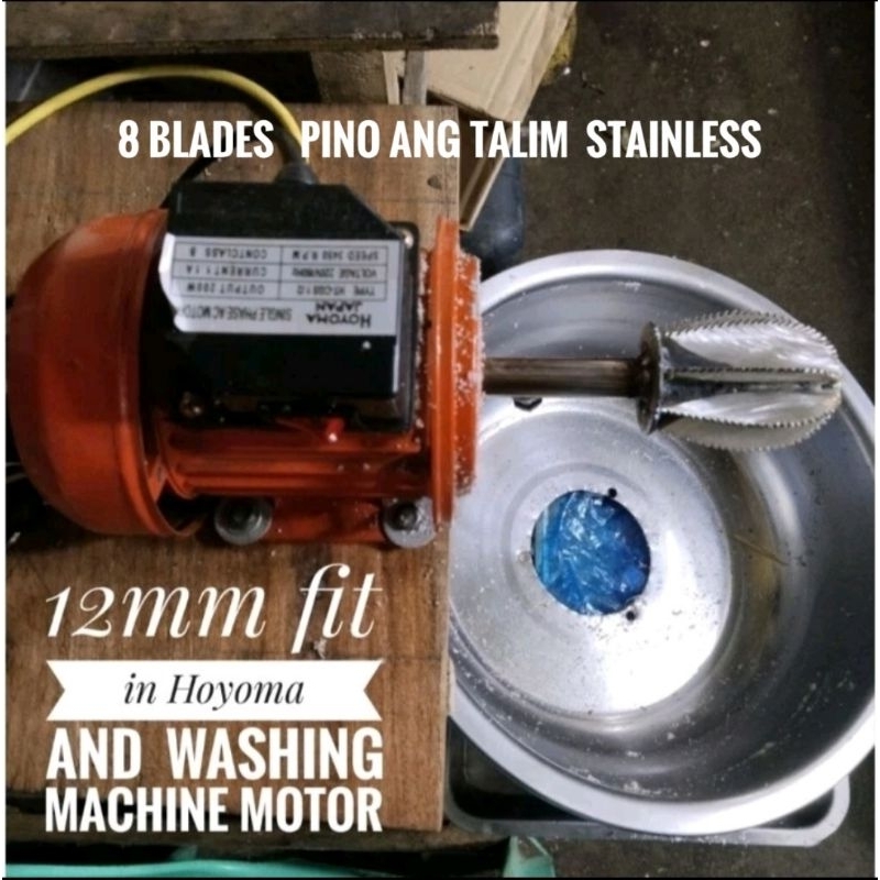 12mm Coconut Grater blade fit Small Size fit in washing machine motor ...