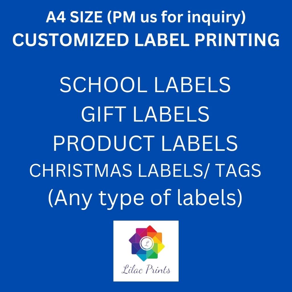 Customized Sticker Label - Product Label | PEEL & STICK GLOSSY ...