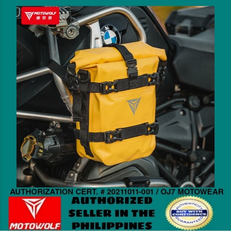 MOTOWOLF WATERPROOF CRASH BAR BAG / SIDE PANNIER BAG | Shopee Malaysia