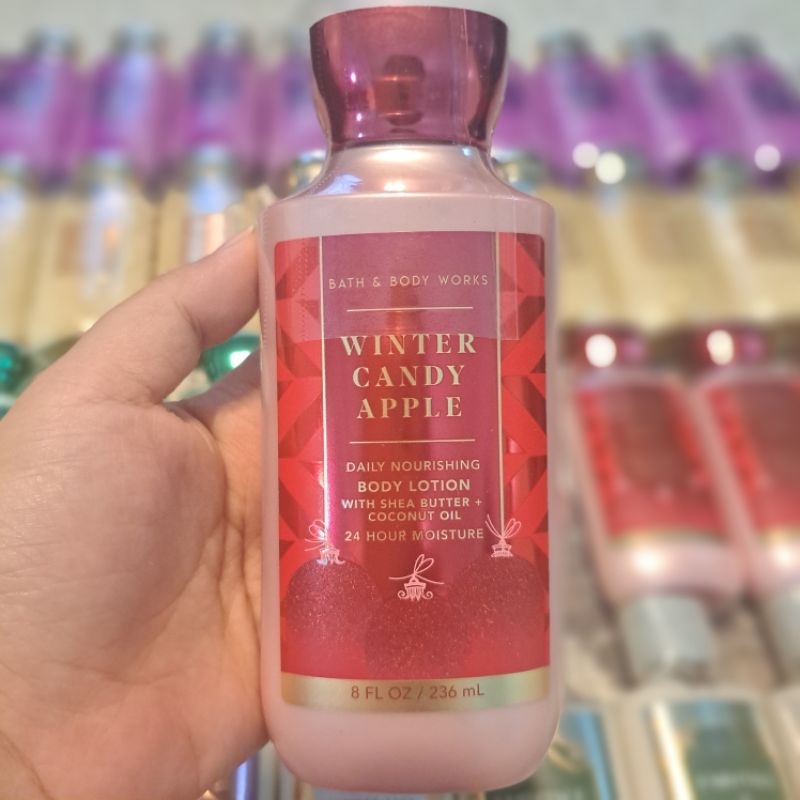 Bath & Body Works USA Winter Candy Apple Daily Nourishing Body Lotion ...