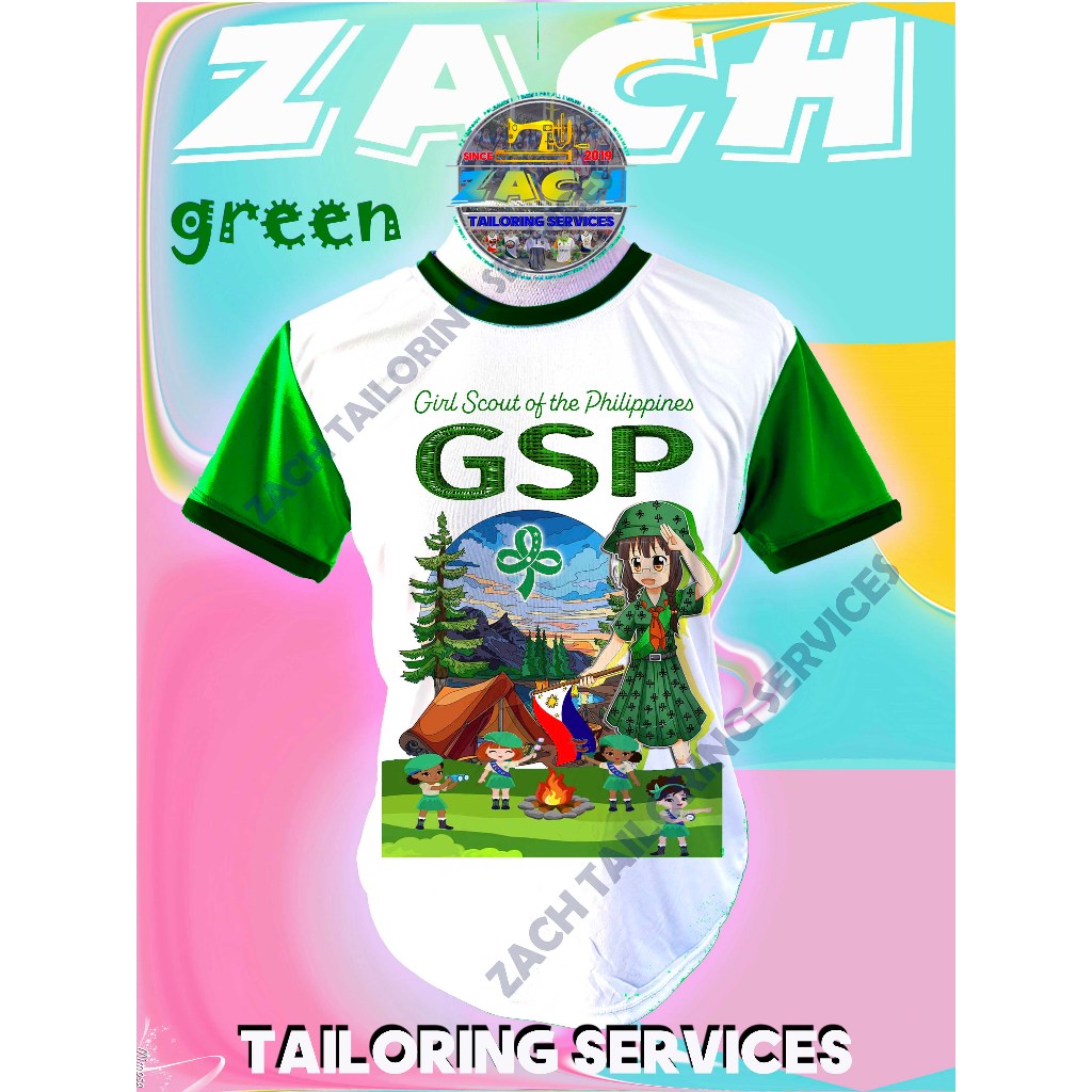 GSP -GIRLS SCOUT OF THE PHILIPPINES FUN SHIRT | Shopee Malaysia