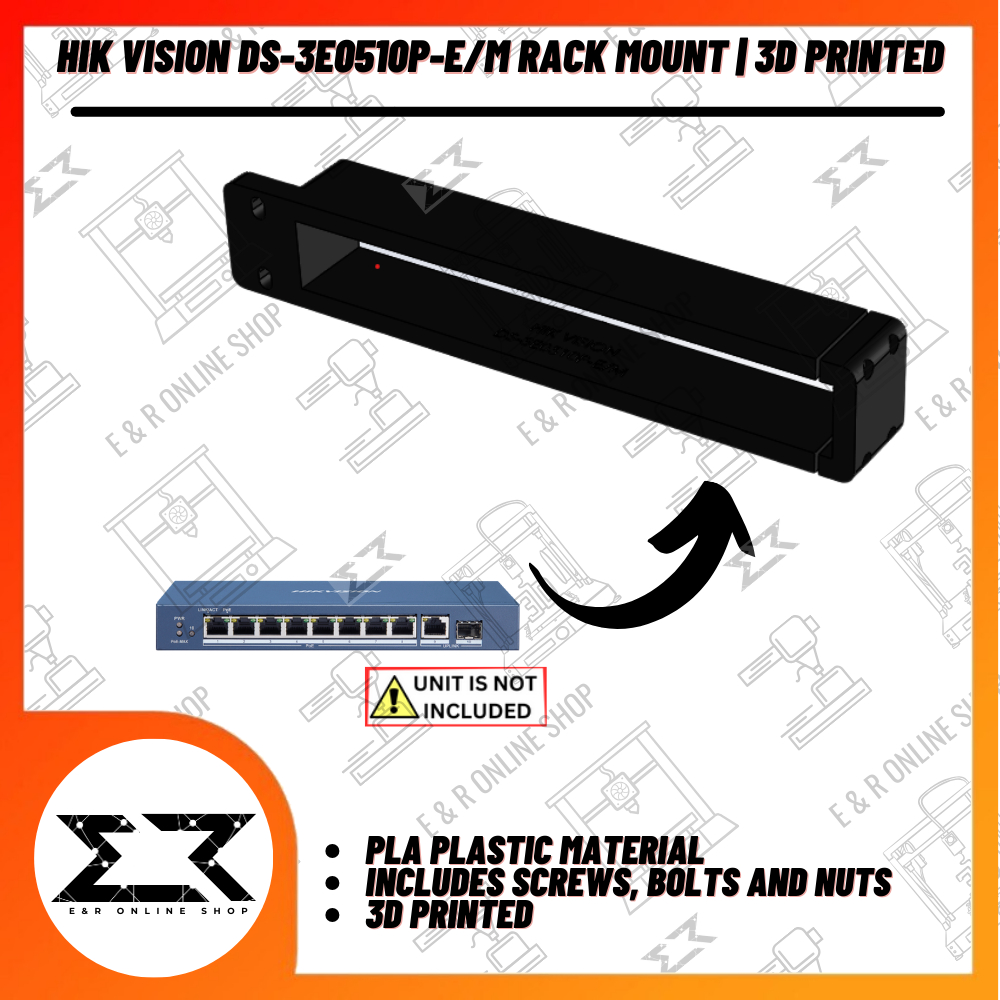 HIK VISION DS-3E0510P-E/M Rack Mount 3D Printed | Shopee Malaysia