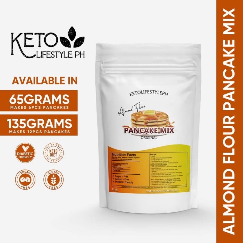 Keto Pancake Mix (Lowcarb/Gluten-Free/Sugar-Free) | Shopee Malaysia